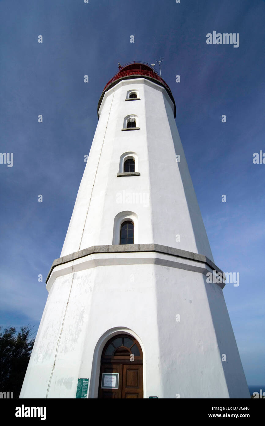 Lighthouse Dornbusch, monastery, Hiddensee Island, Mecklenburg-Western ...