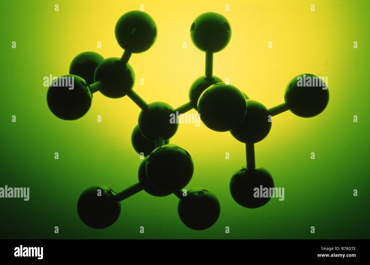 Molecular model technology Stock Photo - Alamy