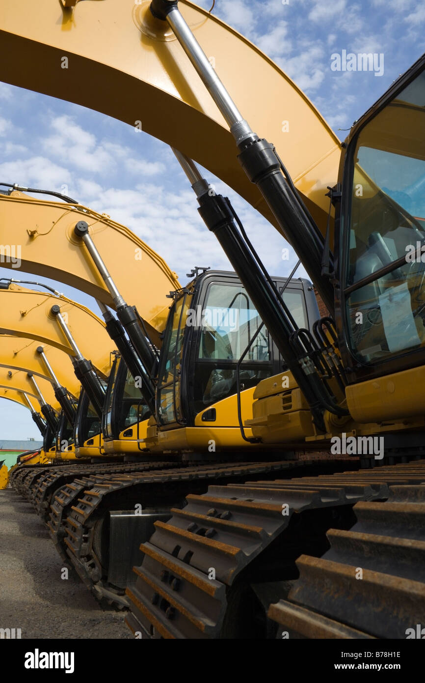 Hydraulic excavators crawler hi-res stock photography and images - Alamy