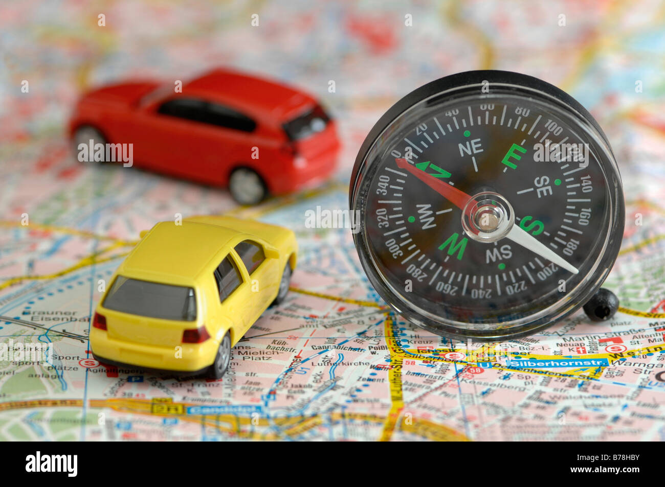 Compass compasses map maps hi-res stock photography and images - Alamy