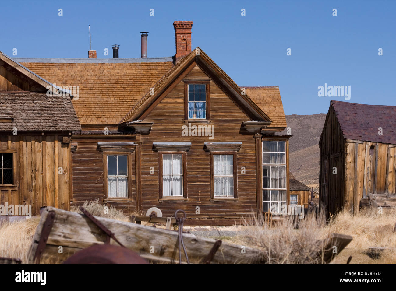 Old buildings in Bodie State Park in California Stock Photo - Alamy