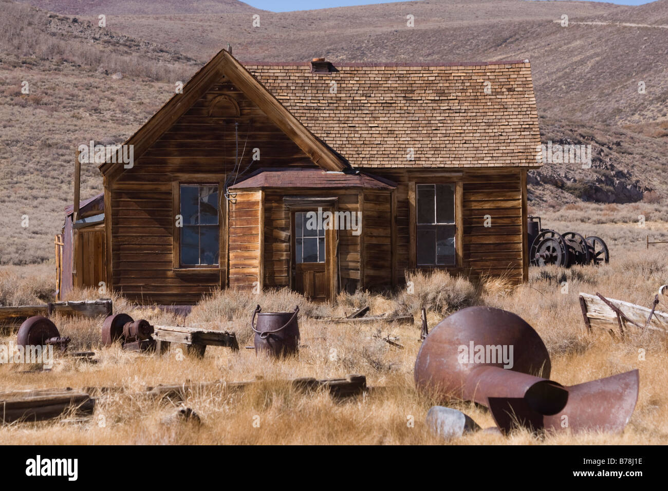Old buildings in Bodie State Park in California Stock Photo - Alamy