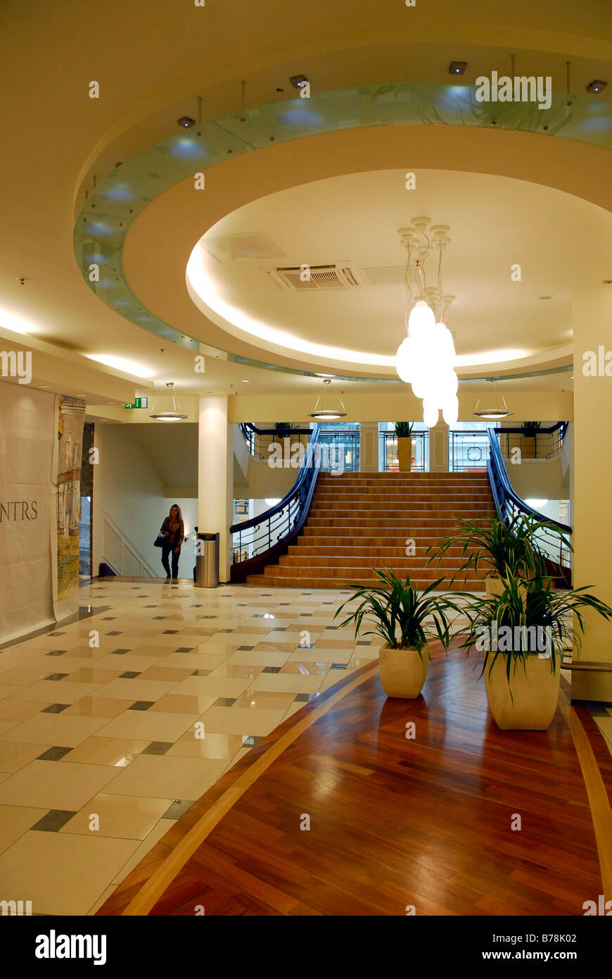 Universalveikals Centrs shopping center in the Old Town of Vecriga ...