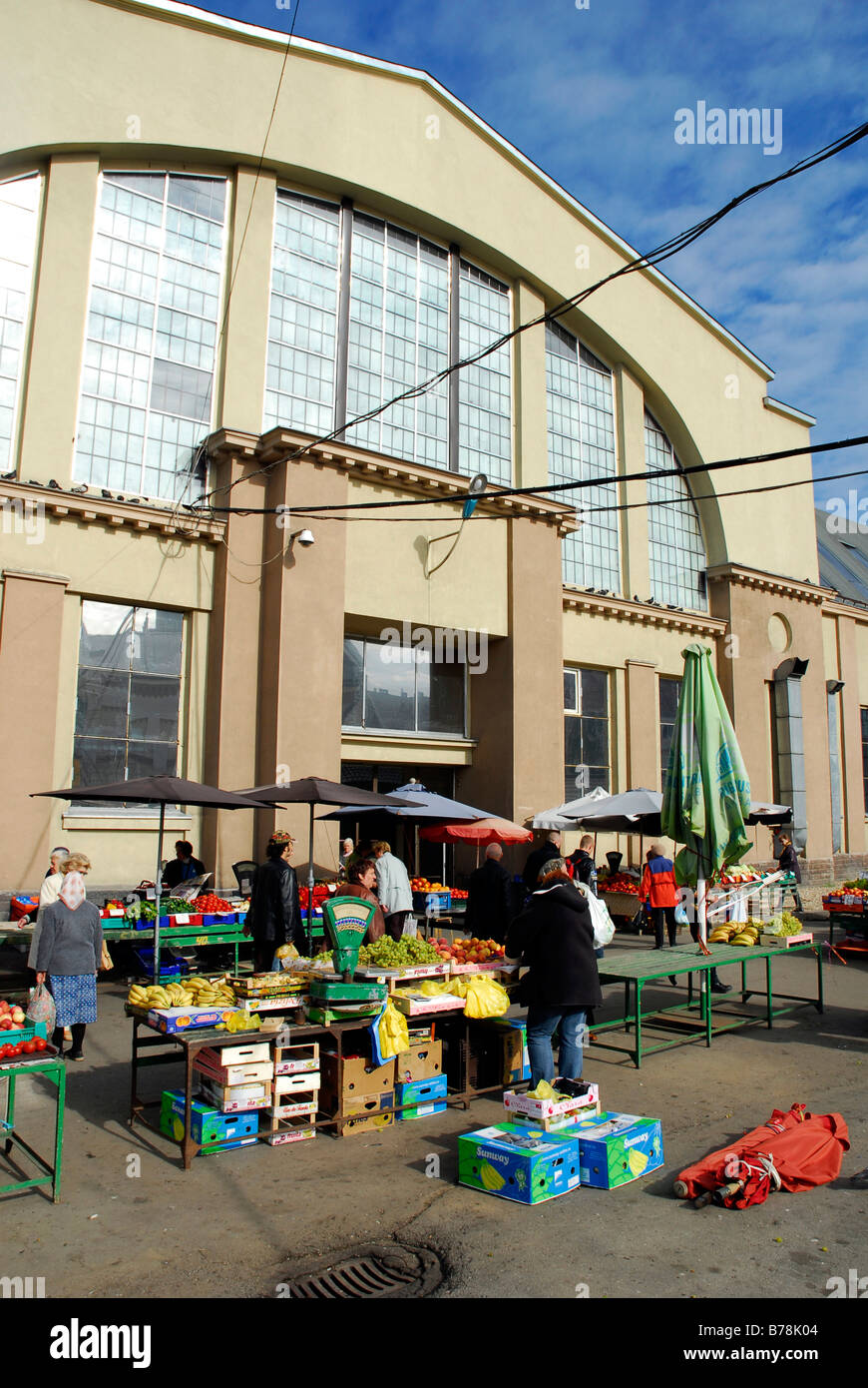 Centraltirgus, central market in former zeppelin hangars, selling fruit ...