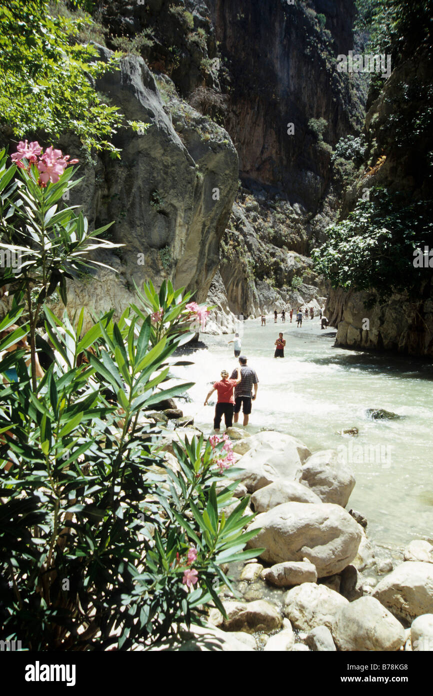 Saklikent Canyon, Esen Cay River gorge, rock canyon in the Akdagi ...