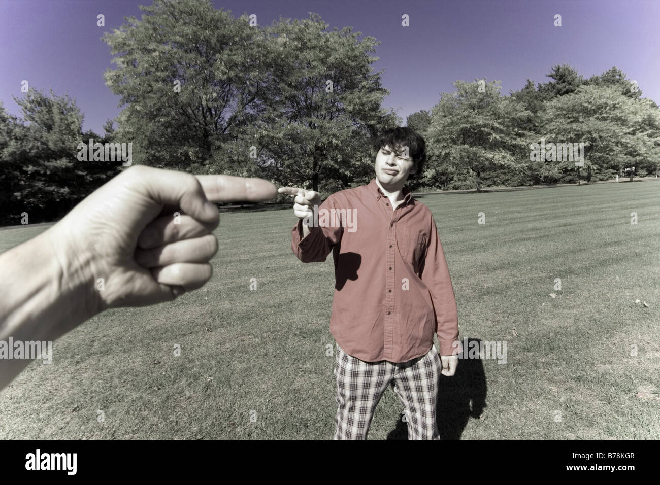 Human hand touching grass hi-res stock photography and images - Alamy