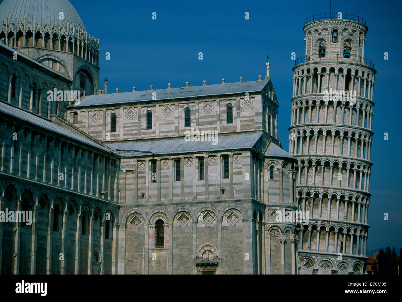 Cathedral tower in Pisa,Italy Stock Photo - Alamy