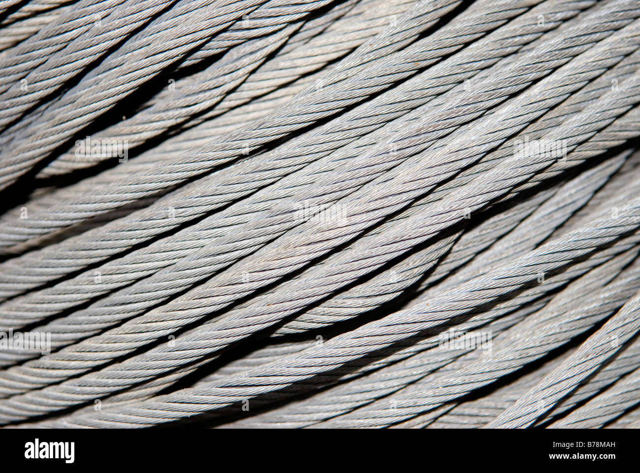 Steel Cable, close-up Stock Photo - Alamy