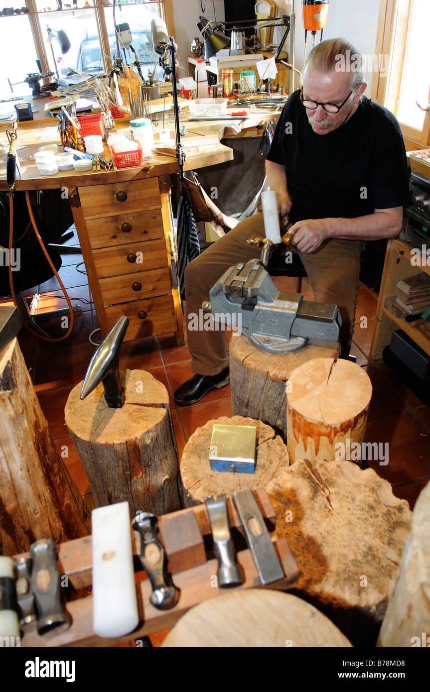 Matti Quick, silversmith artist in Inari, Lapland, Finland, Europe ...