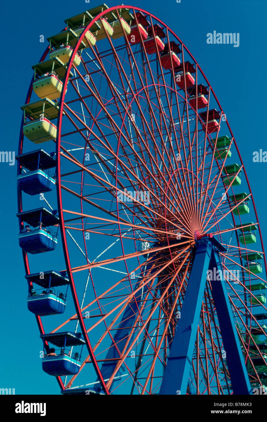 Ferris Wheel at Cedar Point Amusement Park in Cedar Point,OH Stock ...