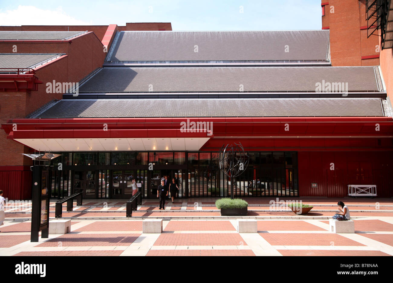 The entrance to the British Library in London, England Stock Photo - Alamy