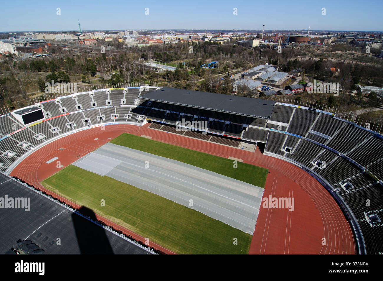 Olympiastadion stadium aerial hi-res stock photography and images - Alamy