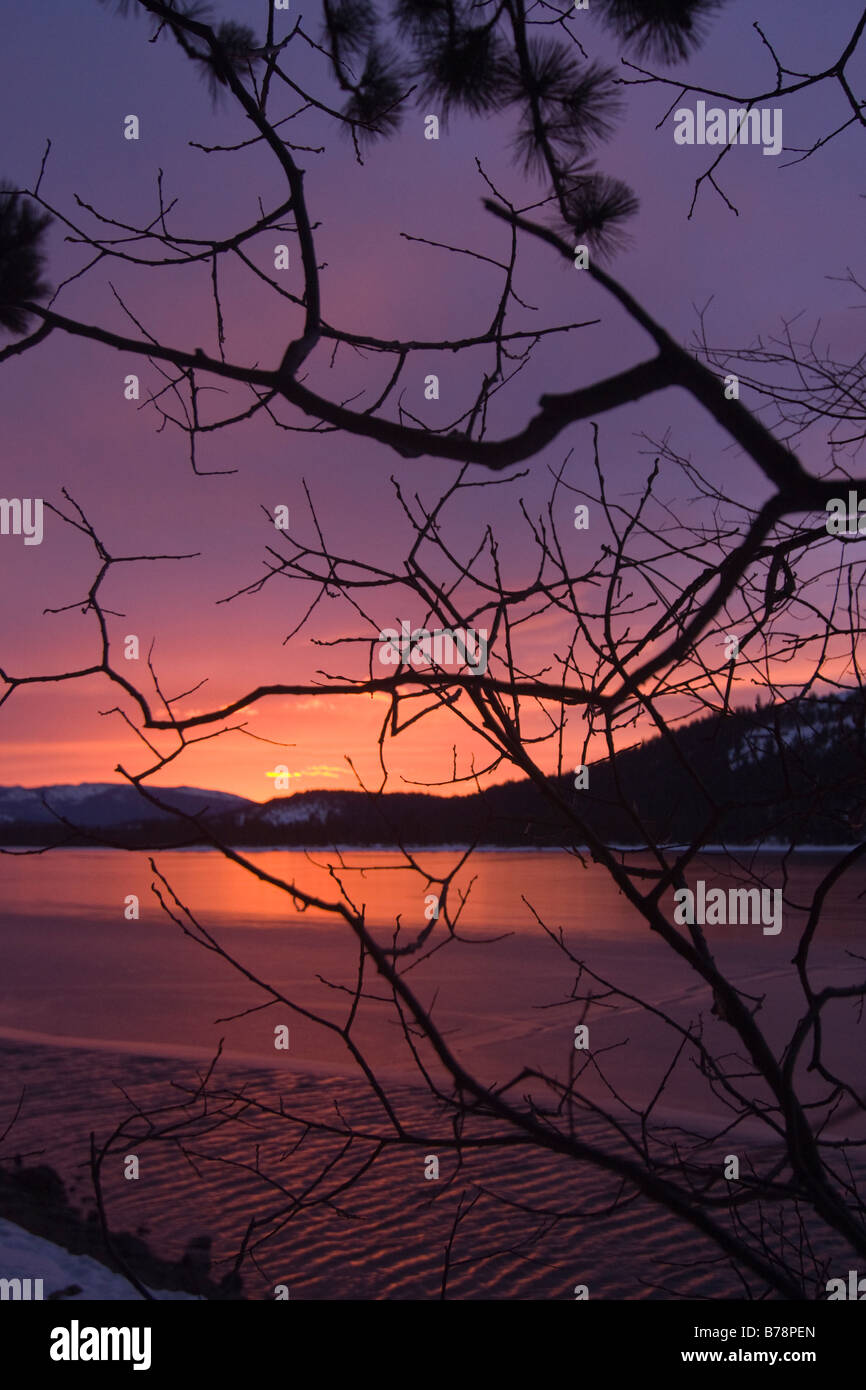 Pink alpenglow hi-res stock photography and images - Alamy