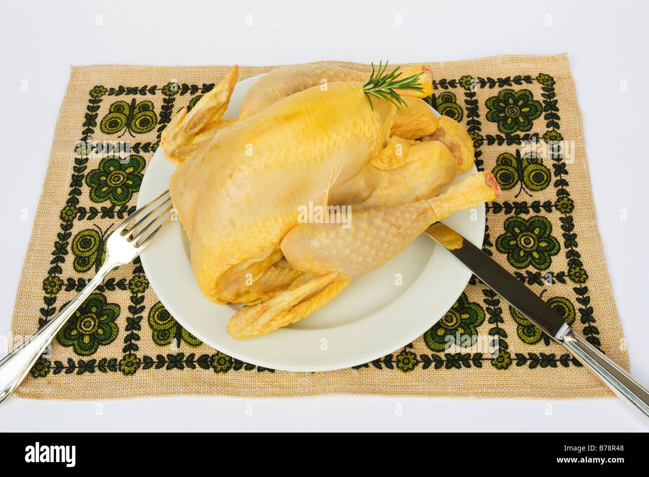 Raw corn fed chicken hi-res stock photography and images - Alamy
