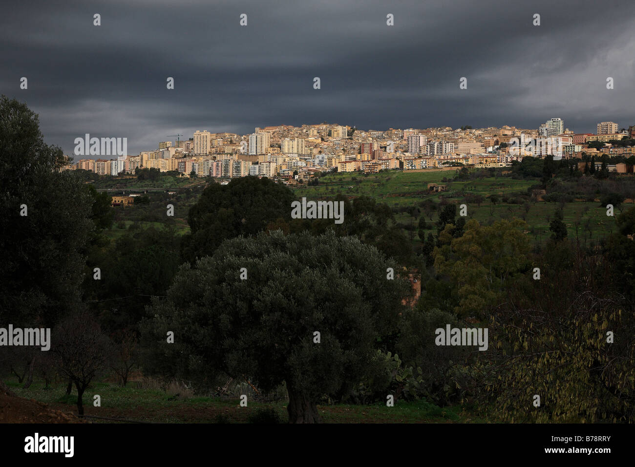 Agrigento skyline hi-res stock photography and images - Alamy