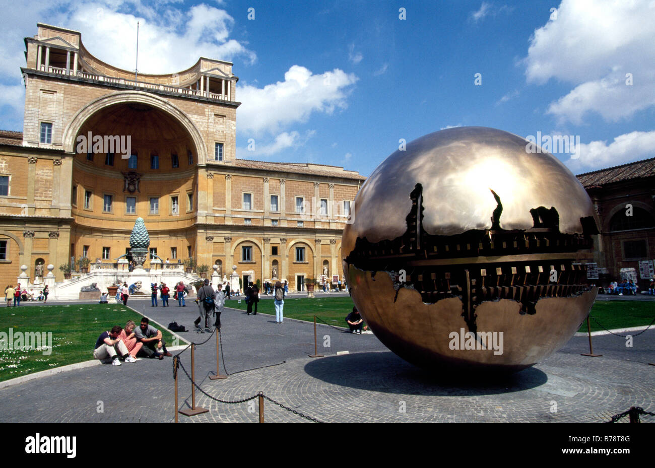 Globe, Il Sfero, Palace of the Vatican, Rome, Italy, Europe Stock Photo ...
