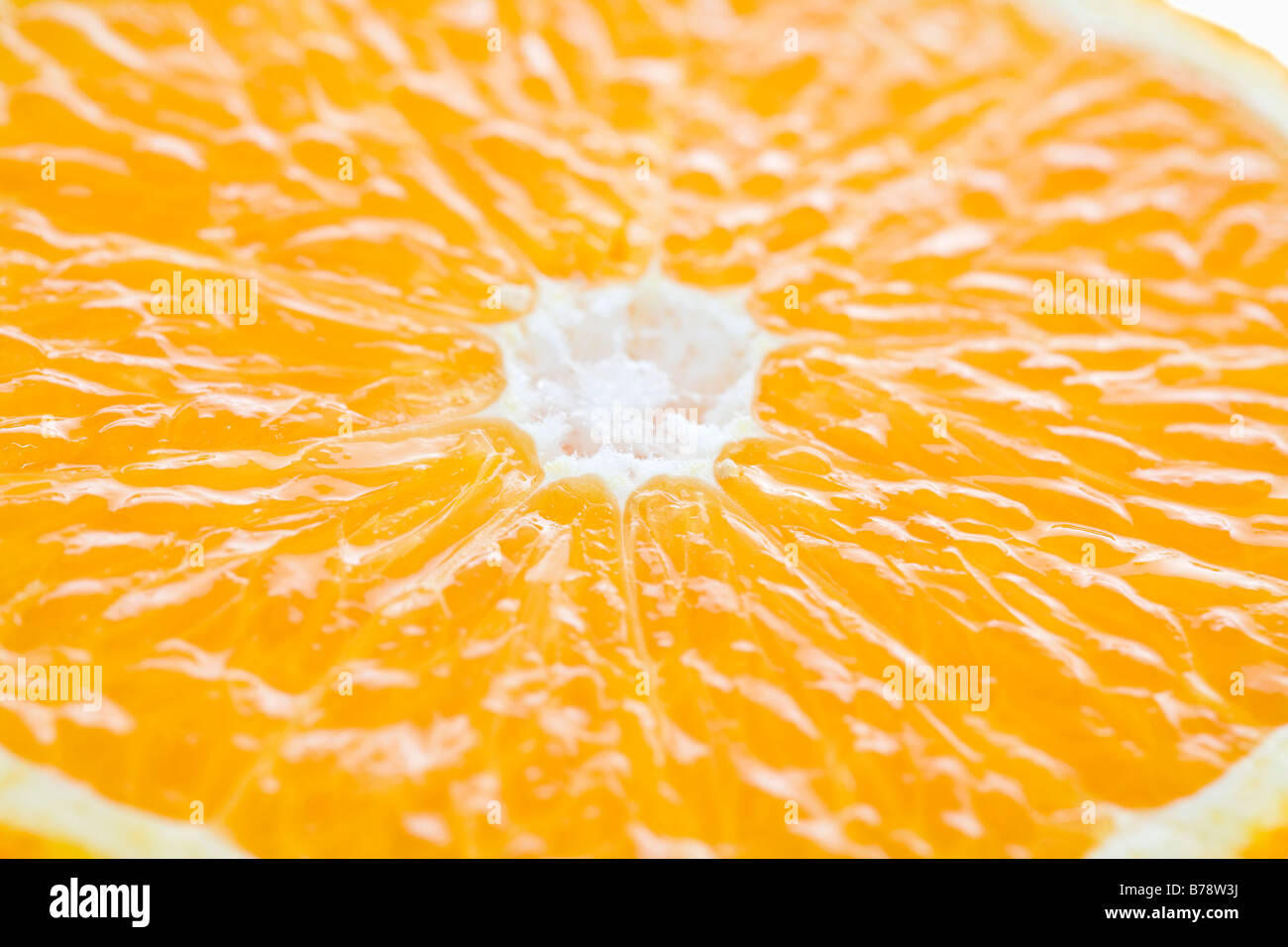 Orange slice, close-up Stock Photo - Alamy