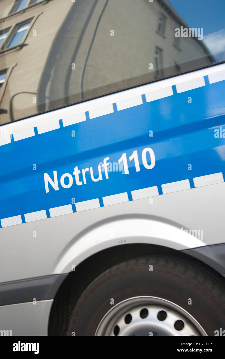 Police car, close-up Stock Photo - Alamy