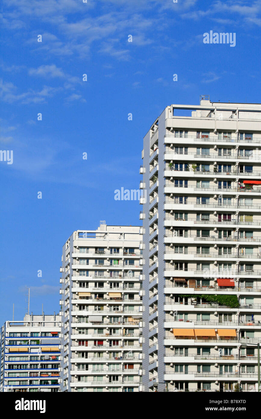 High-rise residential apartment buildings, Komplex Leipziger Strasse ...