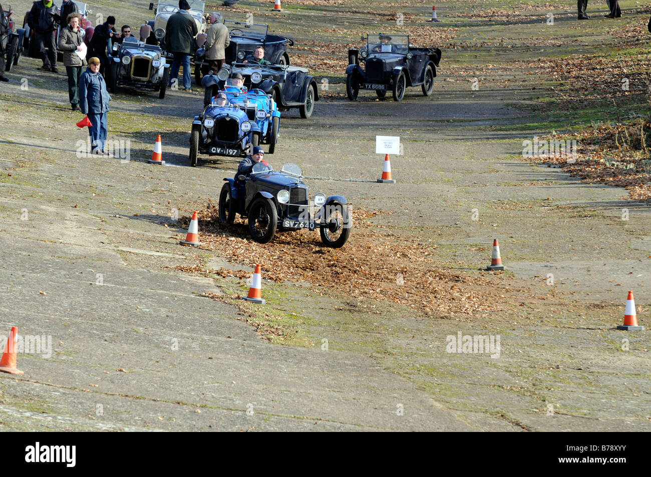Vintage austin riley car driving hi-res stock photography and images ...