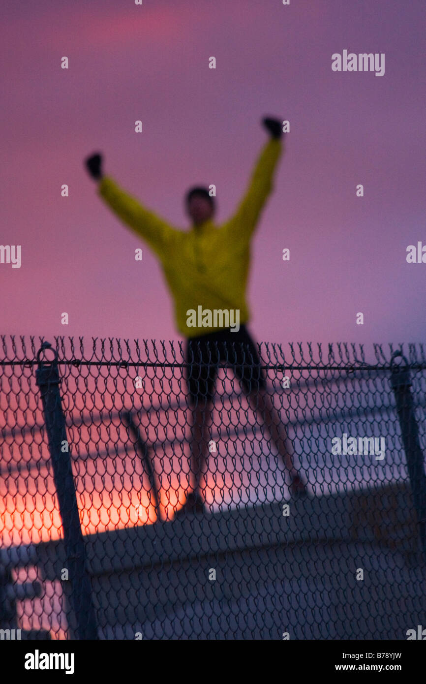 Victory pose hi-res stock photography and images - Alamy