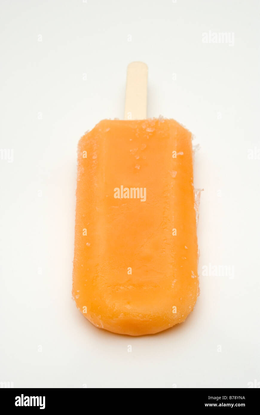 orange fruit ice cream called ghiacciolo in Italy Stock Photo - Alamy