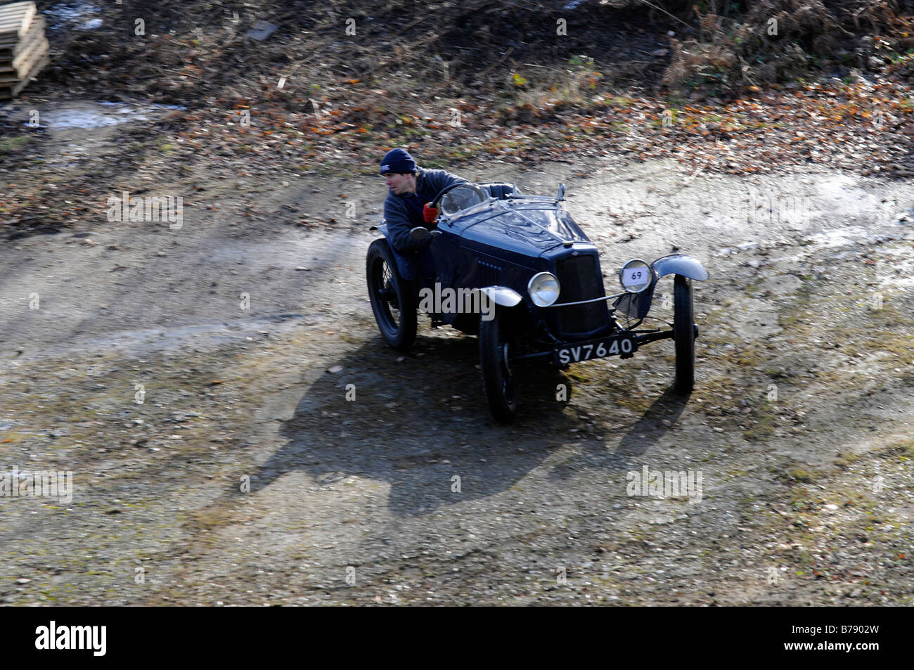 Vintage austin riley car driving hi-res stock photography and images ...
