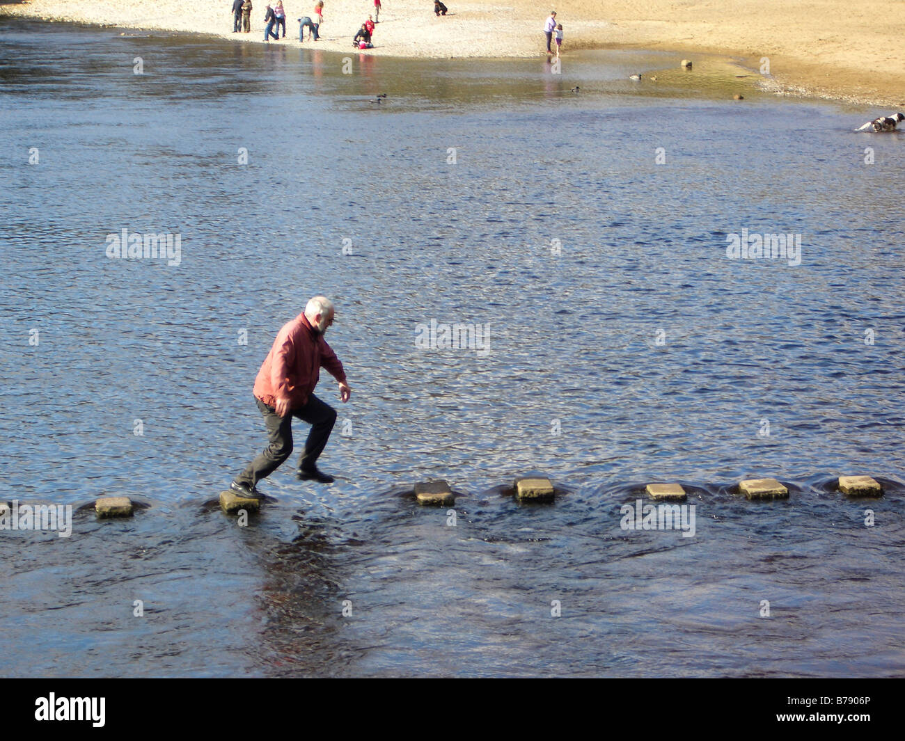 Man stepping off hi-res stock photography and images - Alamy