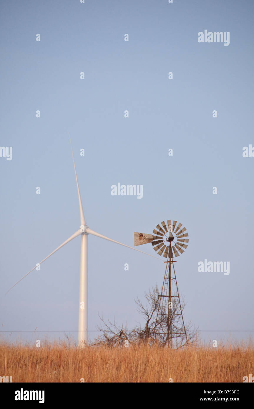 Kansas wind turbines Stock Photo - Alamy