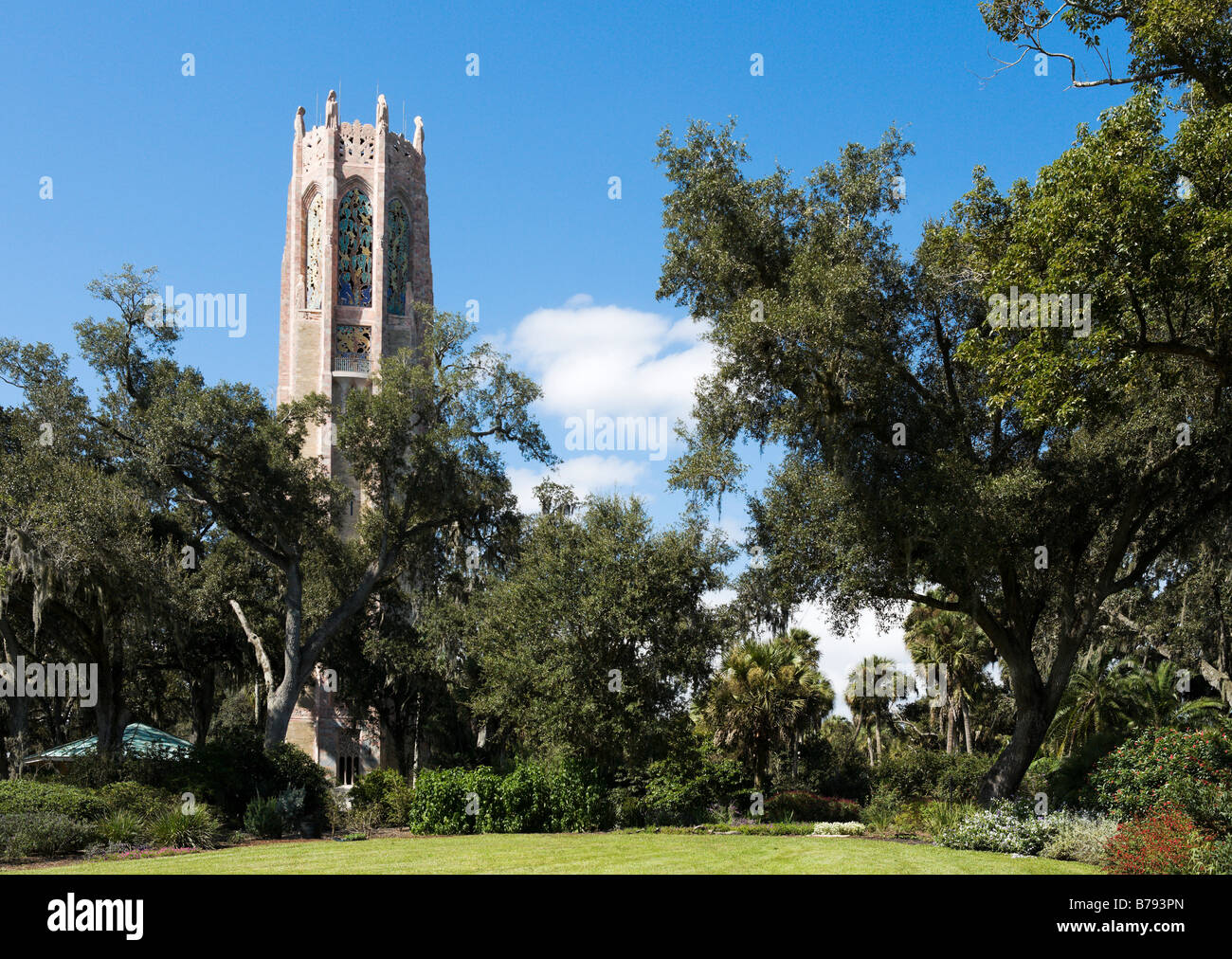 The Carillon Tower in Bok Tower Gardens, near Lake Wales, Central ...