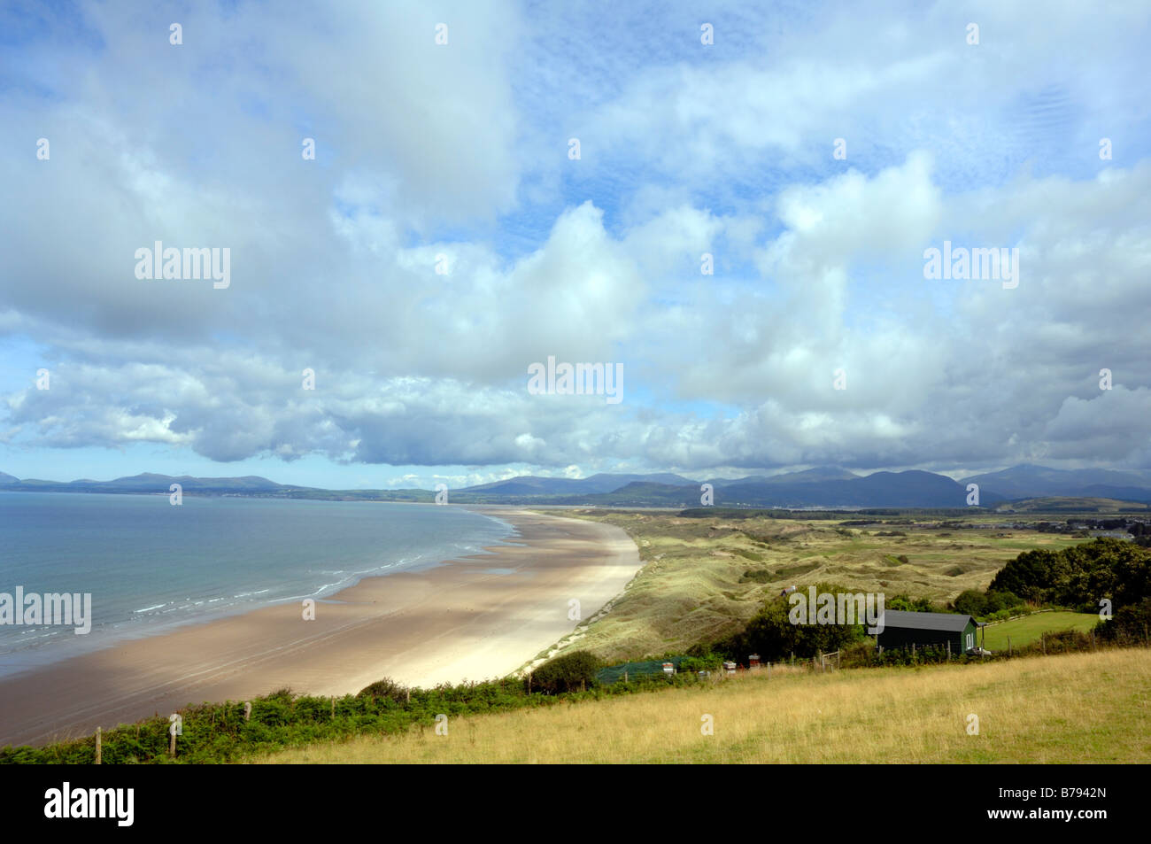 Morfa Harlech National Nature Reserve, Gwynedd, Wales, UK, Europe Stock ...