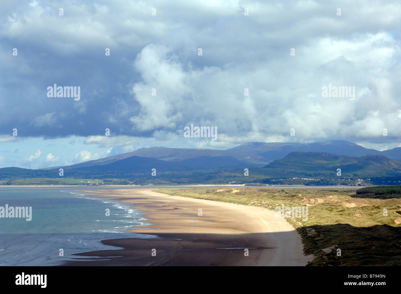 Morfa Harlech National Nature Reserve, Gwynedd, Wales, UK, Europe Stock ...