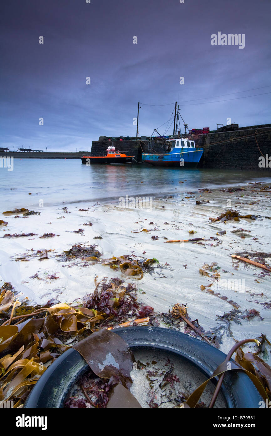 Loop head pier county clare ireland Stock Photo - Alamy