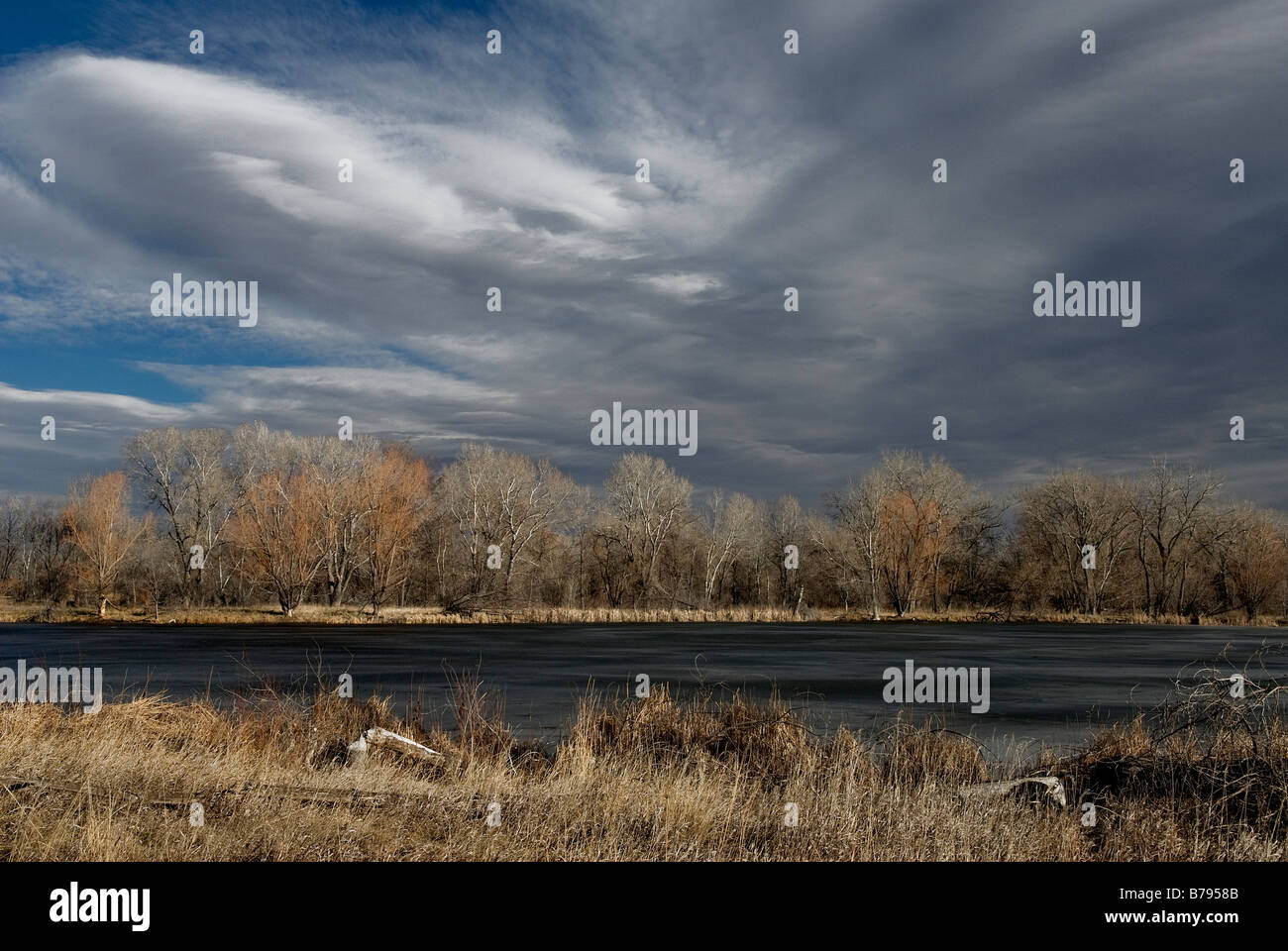 Partial icy lake hi-res stock photography and images - Alamy