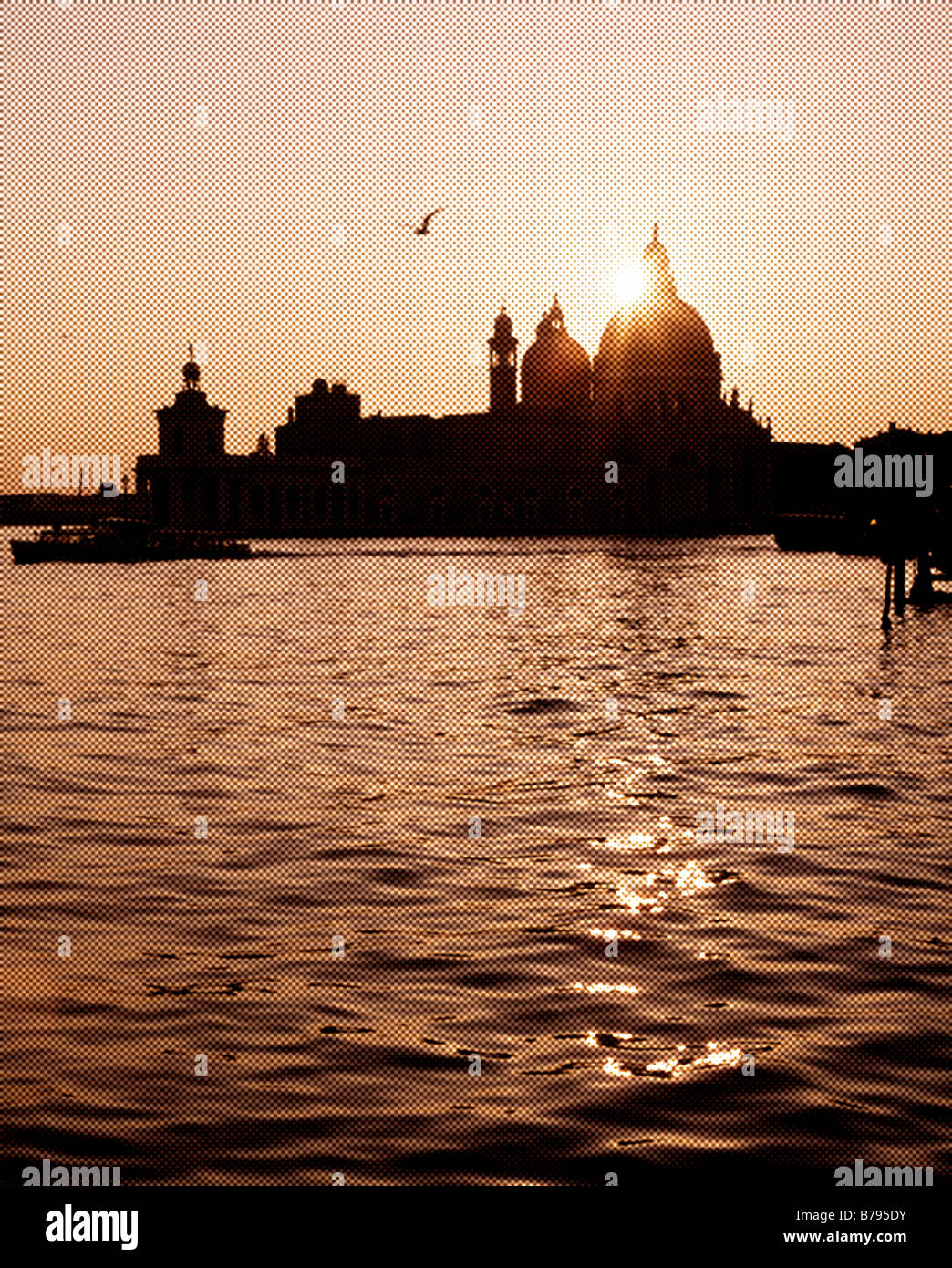 Venice Italy sunset Piazza San Marco Stock Photo - Alamy