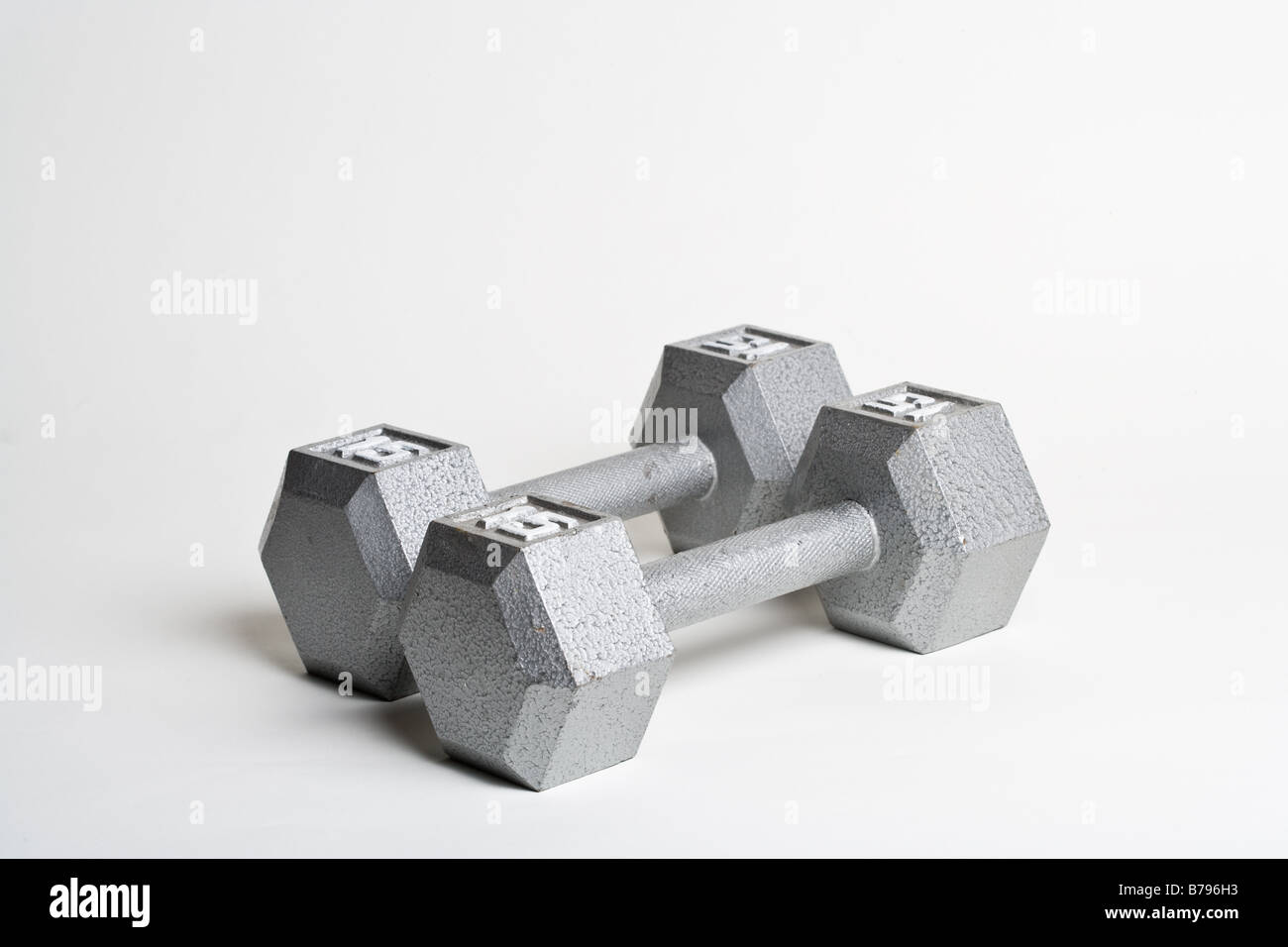 A pair of exercise weights Stock Photo - Alamy