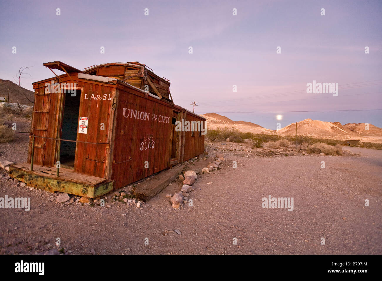 Union Pacific Caboose Stock Photo - Alamy