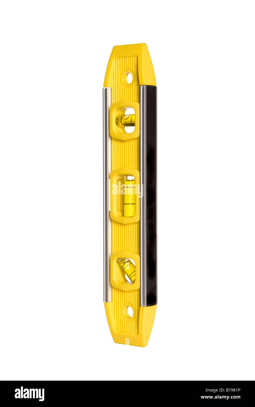 A new yellow level isolated against a white background can be used for ...