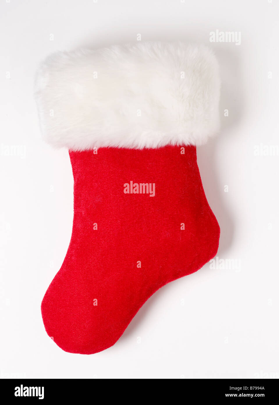 Red Christmas stocking Stock Photo - Alamy