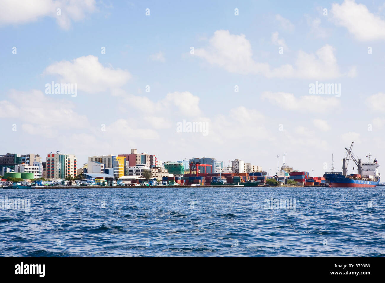 Male from the sea (Capital city of The Maldives Stock Photo - Alamy