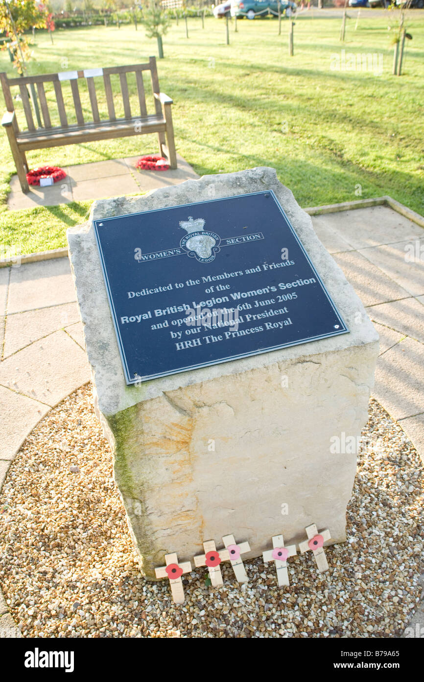 Memorial to the Women's Section of the Royal British Legion at National ...