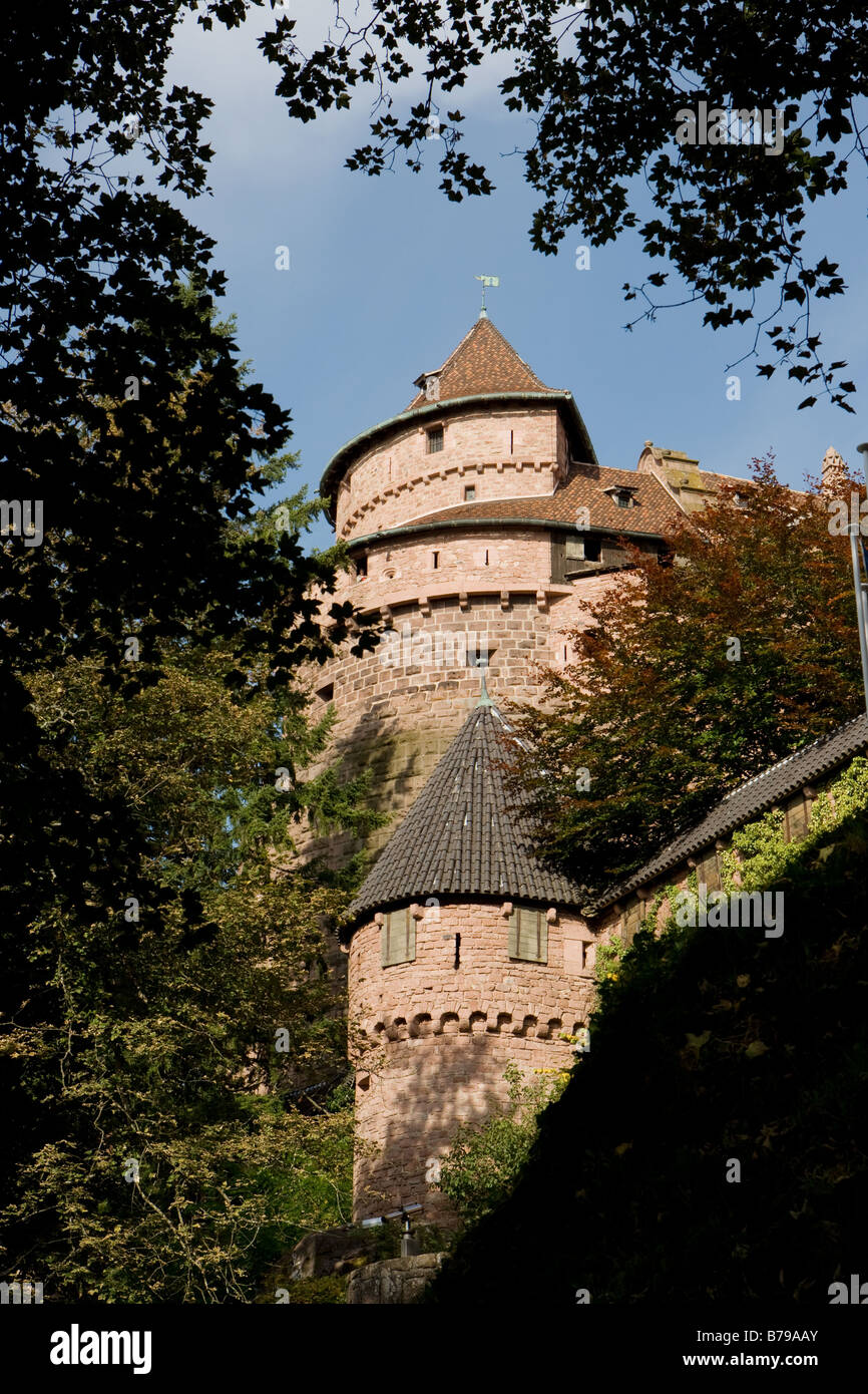 castle Haut Koenigsbourg Stock Photo - Alamy