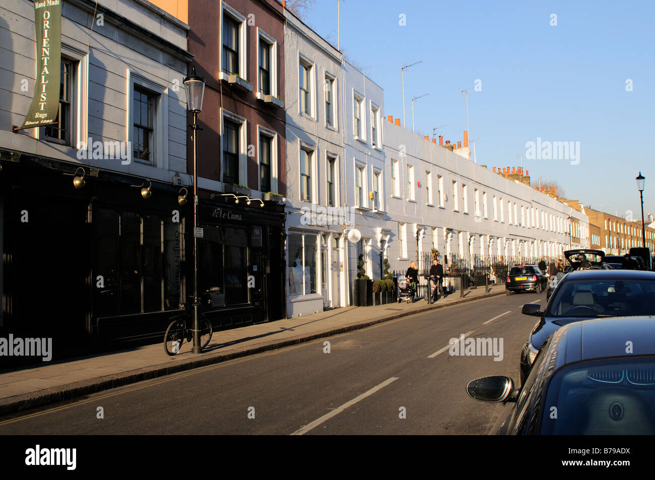 Chelsea street houses hi-res stock photography and images - Alamy