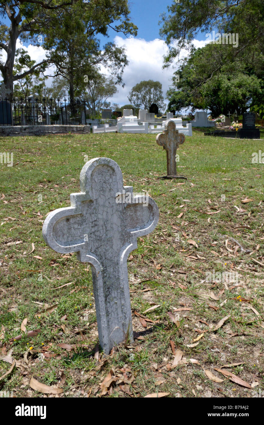 Dunwich Cemetery, North Stradbroke Island, Australia Stock Photo - Alamy