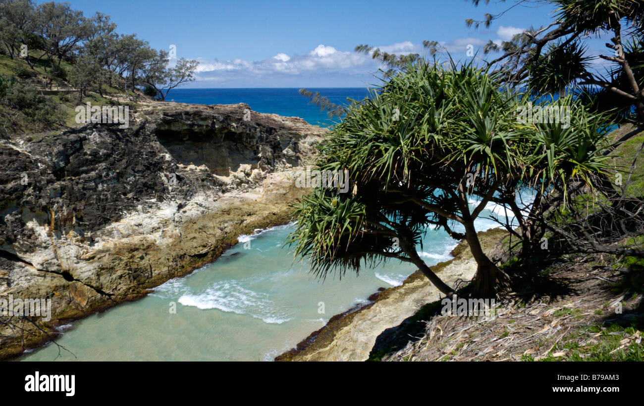 North Gorge, Point Lookout, North Stradbroke Island, Australia Stock ...