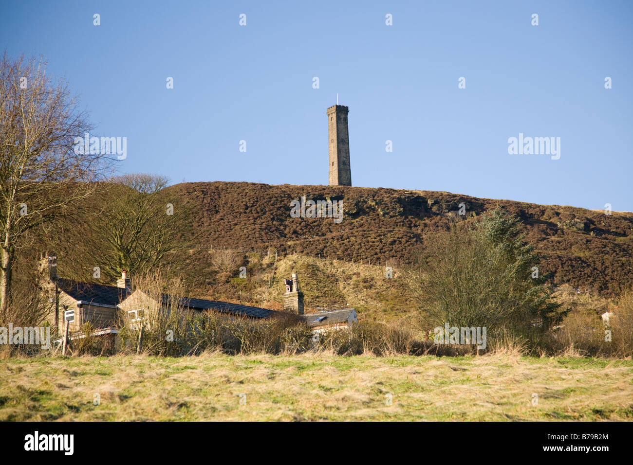 Peel tower on holcombe hill,Ramsbottom,lancashire,England named after ...
