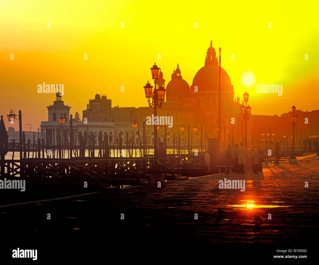 Venice Italy at sunset Stock Photo - Alamy