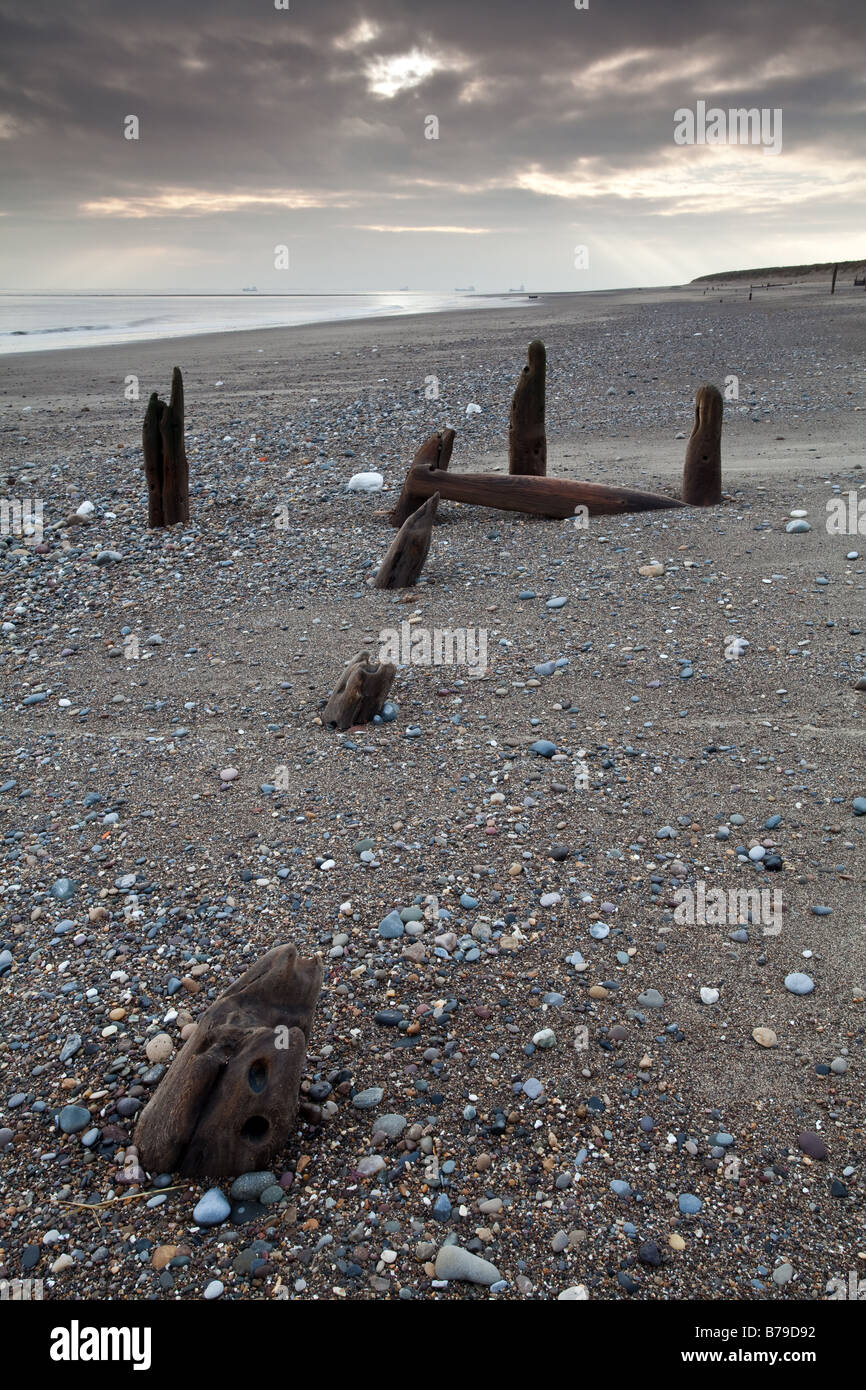 Spurn head groynes hi-res stock photography and images - Alamy