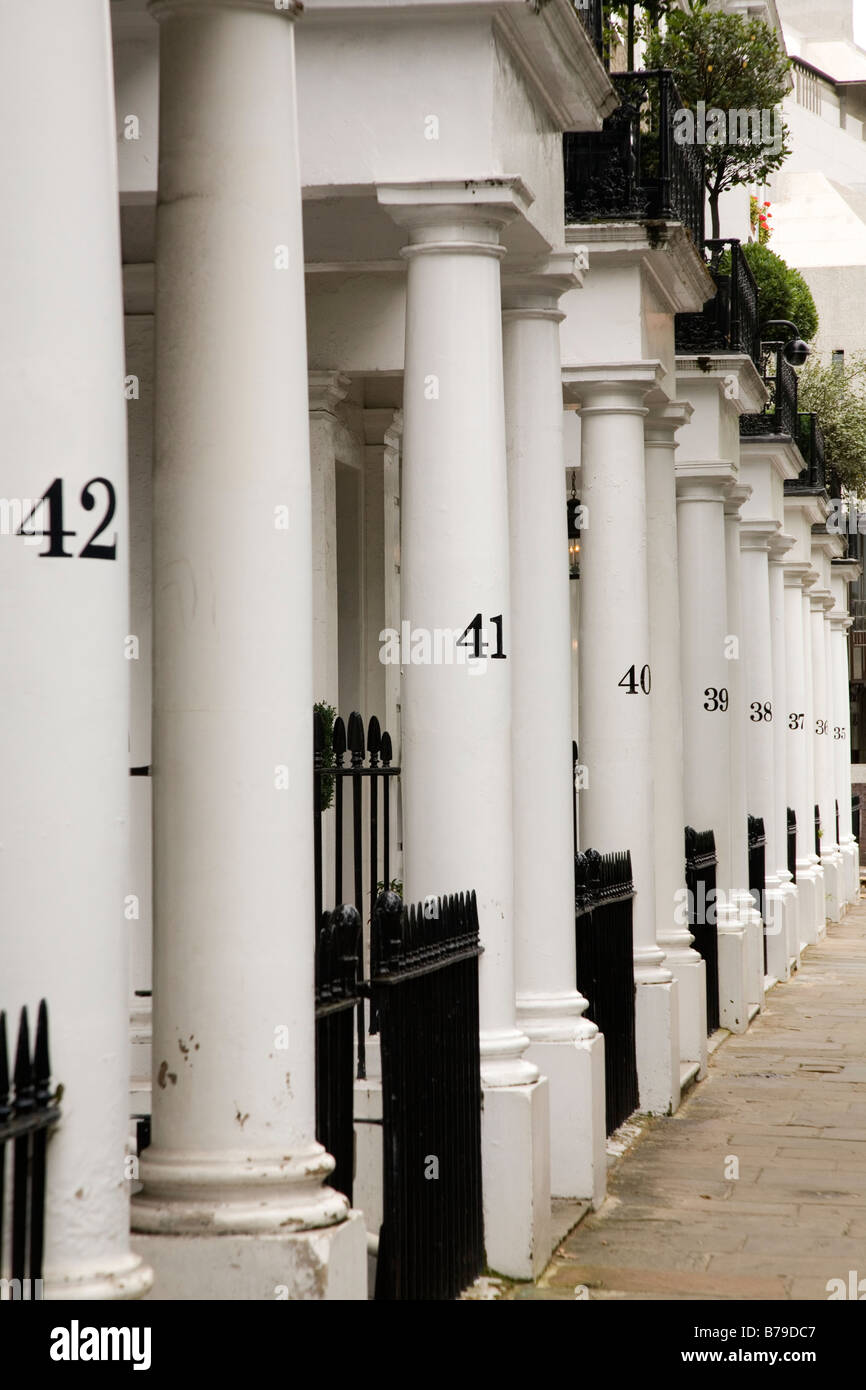 House numbers on columns of Georgian era Houses Stock Photo - Alamy House numbers on columns of Georgian era Houses Stock Photo - Alamy
