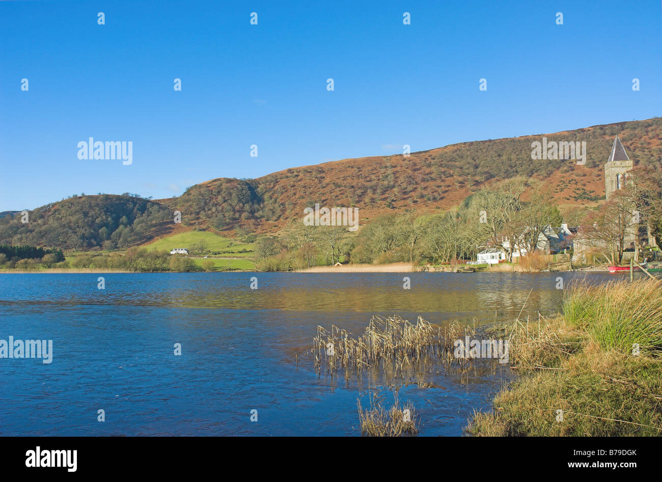 Lake of Menteith nr Aberfoyle Stirling District . Scotlan's only 'Lake ...